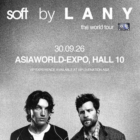LANY "soft" 世界巡迴演唱會 2026 香港站